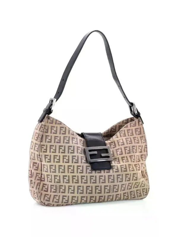 Fendi Zucchino Canvas Medium Shoulder Bag