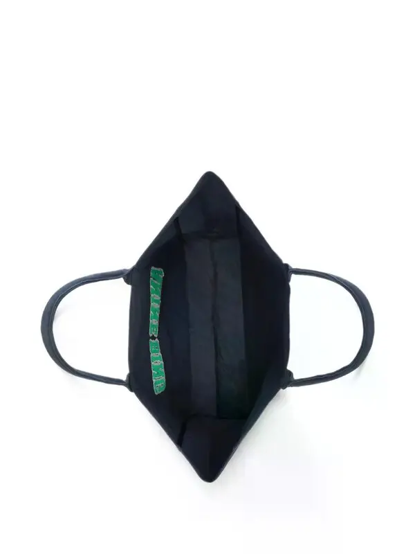 ANINE BING Leo Canvas Tote Washed And Green