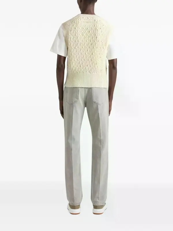 Givenchy Straight Fit Jeans With Folded Effect