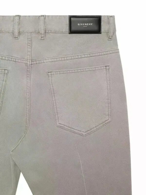 Givenchy Straight Fit Jeans With Folded Effect