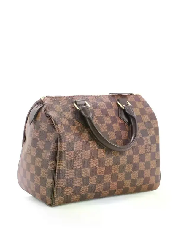 LOUIS VUITTON Speedy Handbag Damier 25 Satchel