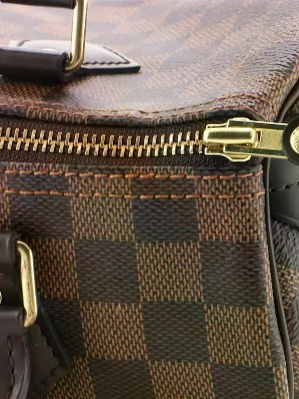 LOUIS VUITTON Speedy Handbag Damier 25 Satchel