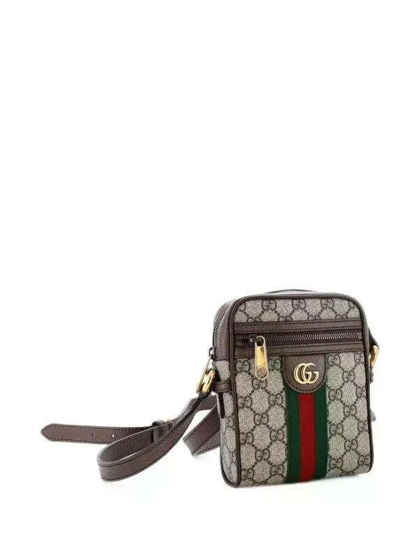 Gucci Ophidia Messenger Bag Gg Coated Canvas Mini Crossbody Bag