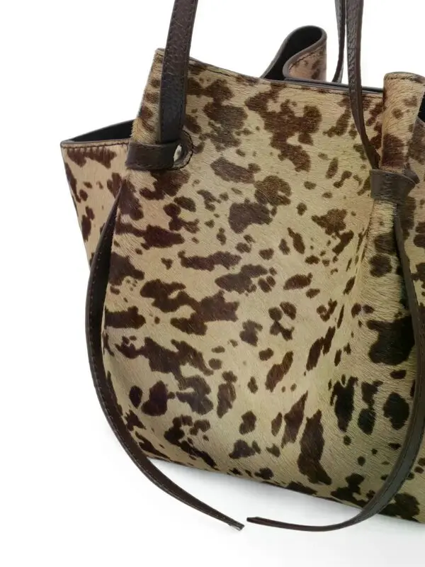Yuzefi Mochi Cow-print Shoulder Bag