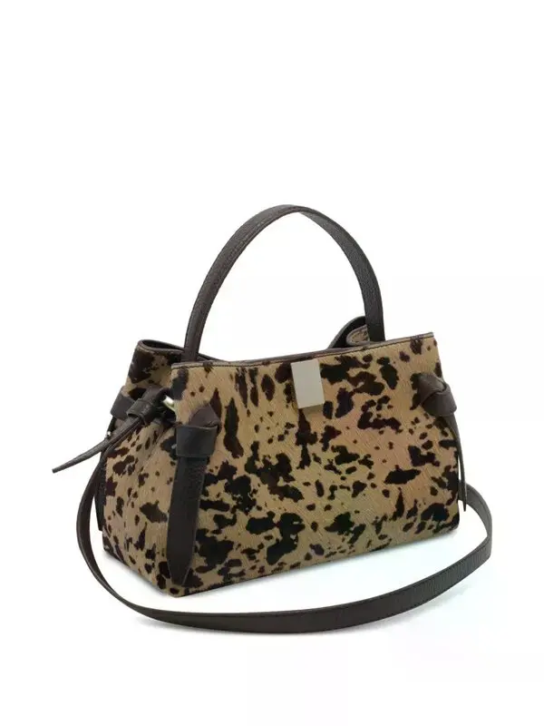 Yuzefi Mini Gyoza Animal-print Tote Bag - Neutrals