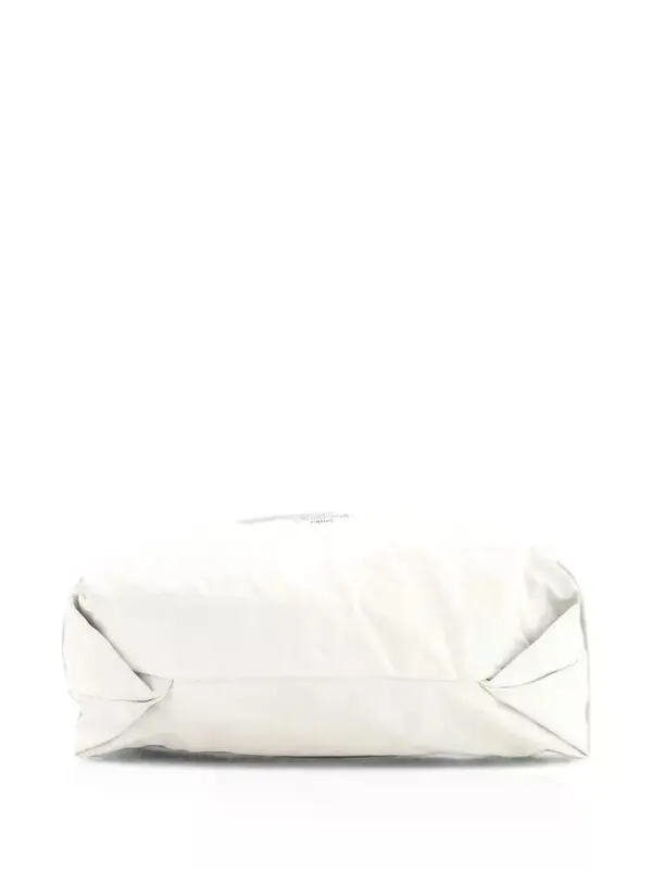 Balenciaga Crush Chain Leather Medium Tote Bag - White