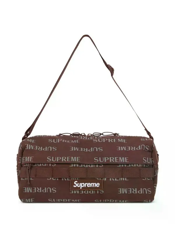 Supreme Logo-print Utility Bag - Brown