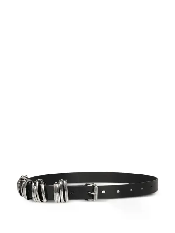 SÖDERBERG Coupler Leather Belt - Black