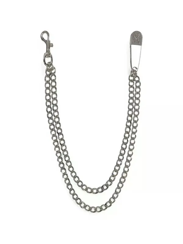 KAMIYA Kmy Safety-pin Double Wallet Chain