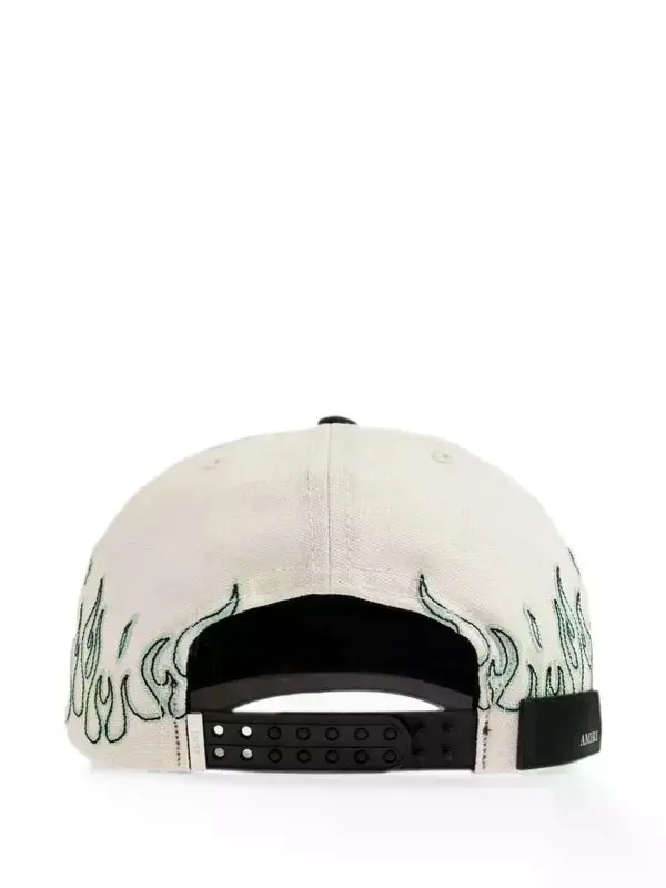 Amiri Flame-embroidered Logo Baseball Cap