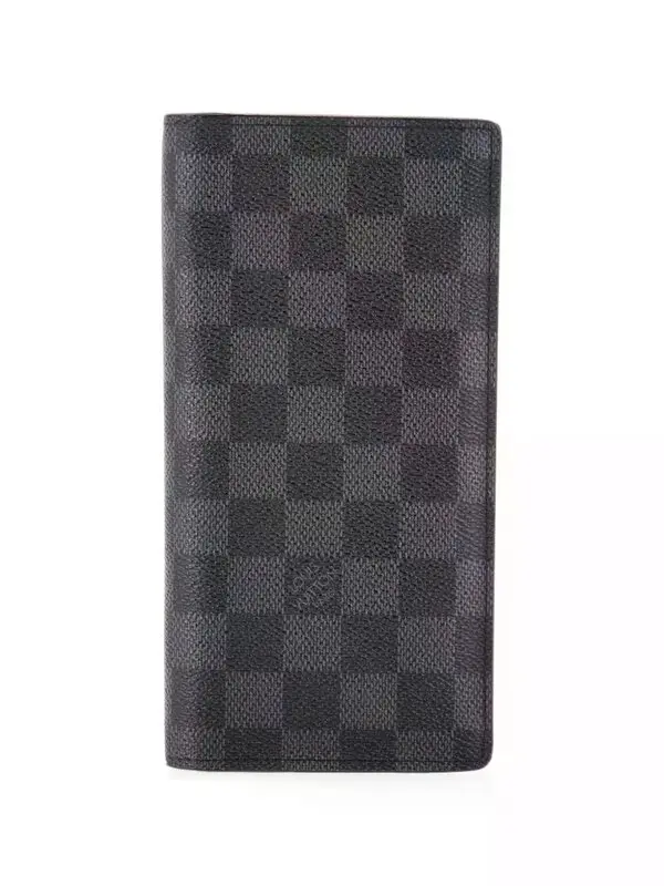 LOUIS VUITTON Brazza Wallet Damier Graphite Small Wallets