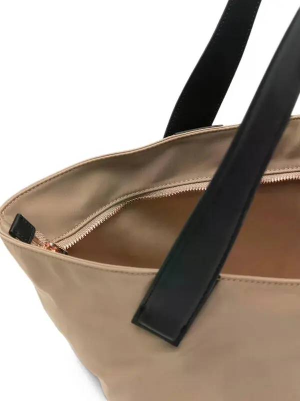 ALEXANDER SMITH Large Lauren Logo-tape Leather Tote Bag