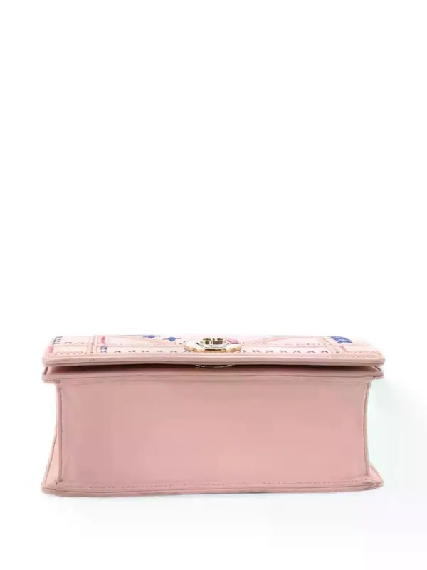Dior Diorama Flap Bag Embroidered Leather Small Crossbody Bag