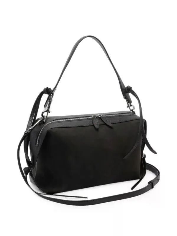 Yuzefi Bento Suede Shoulder Bag