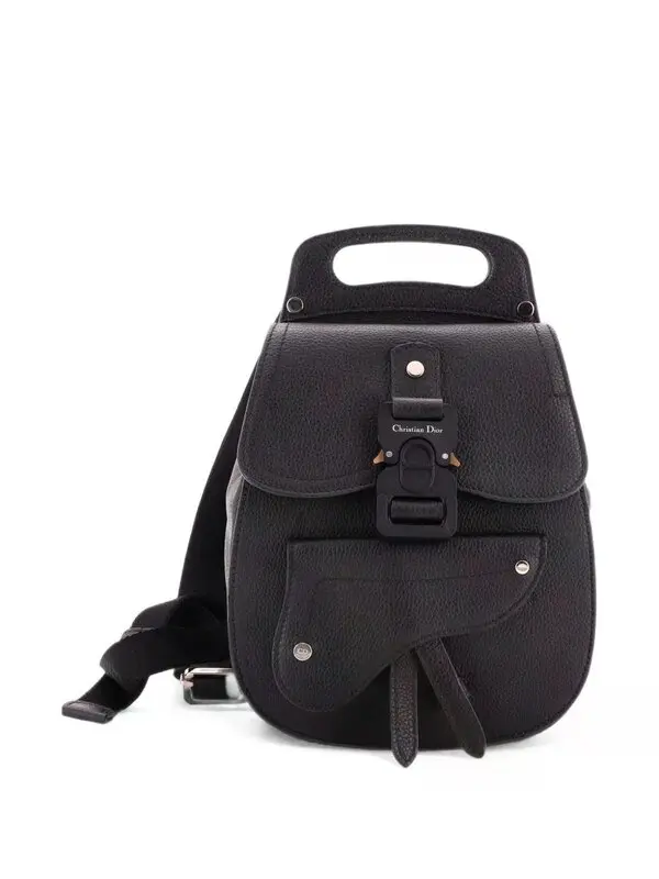 Dior Saddle Leather Mini Backpack