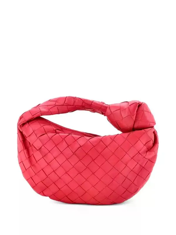 Bottega Veneta Bv Jodie Intrecciato Nappa Mini Hobo Bag - Pink