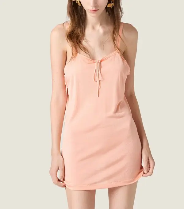 Miu Miu Silk Slip Mini Dress