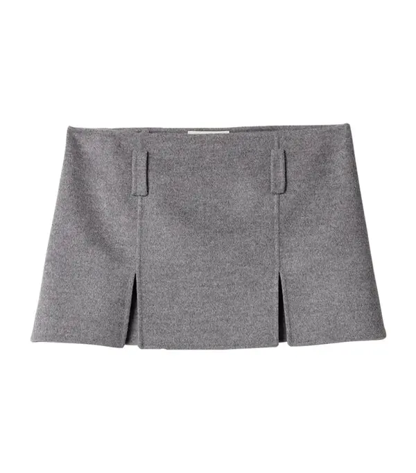 Miu Miu Wool-cashmere Mini Skirt