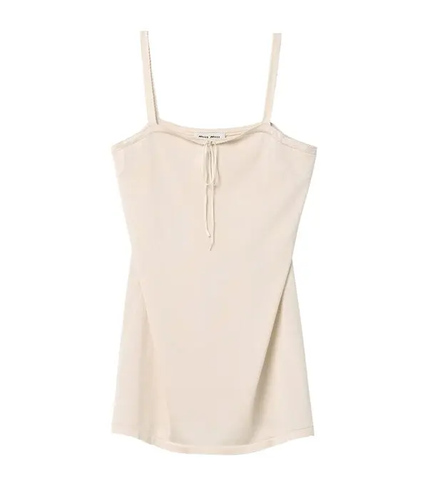 Miu Miu Silk Slip Mini Dress