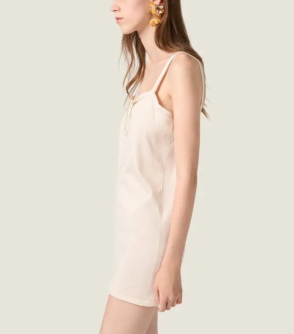 Miu Miu Silk Slip Mini Dress