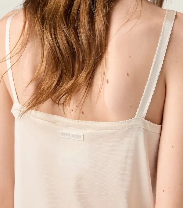 Miu Miu Silk Slip Mini Dress