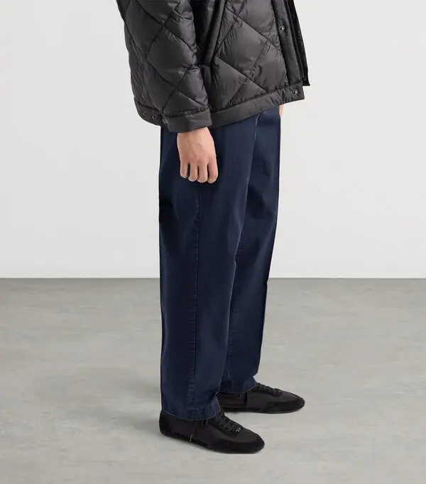 Prada Garment-dyed Cotton Trousers