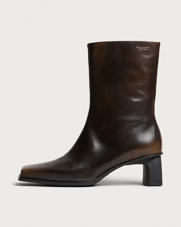 VAGABOND SHOEMAKERS Elvina Ankle Boots In | 100% Leather | End Clothing - Brown