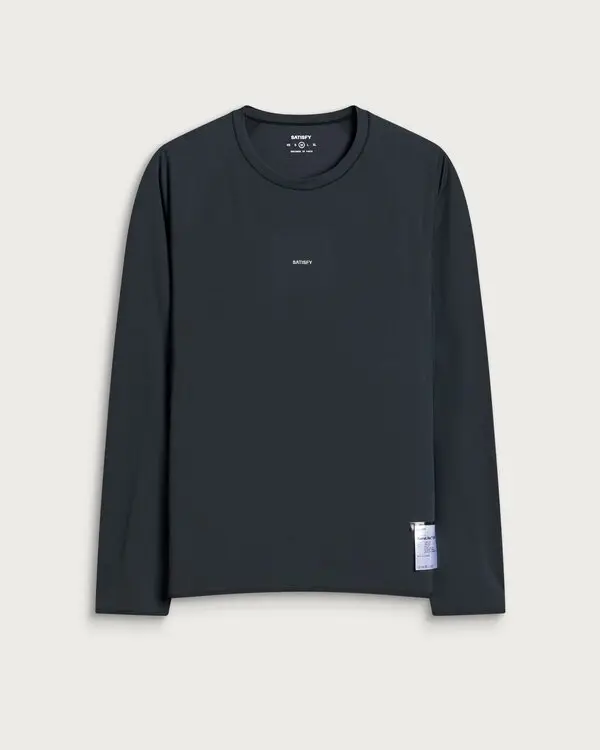 Satisfy Auralite Uv Long T-shirt In | Size: | Polyester/mesh | End Clothing - Charcoal Grey