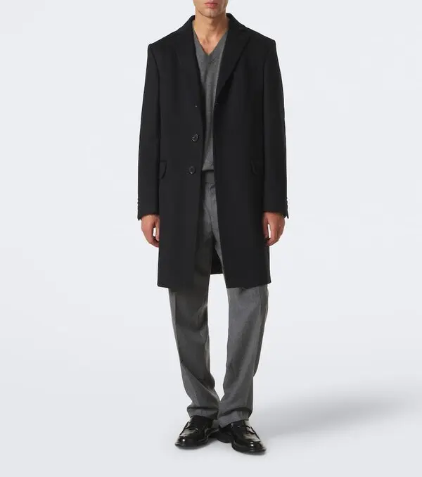 Zegna Wool Flannel Straight Pants