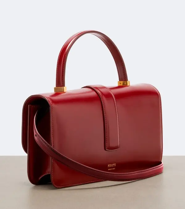 Khaite Blake Medium Leather Top-handle Bag