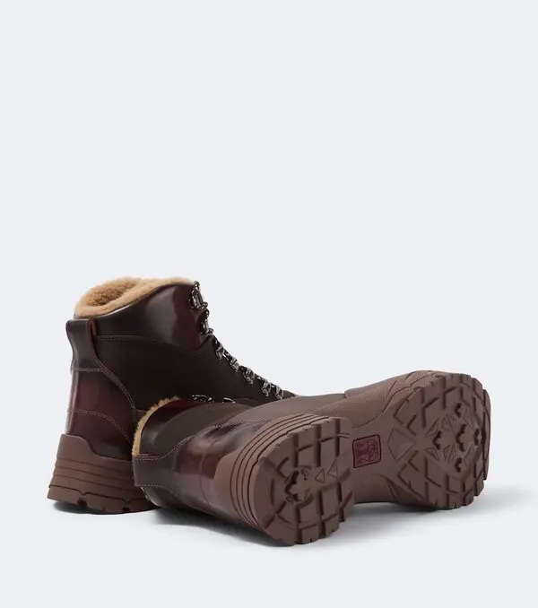 Brunello Cucinelli Shearing-lined Hiking Boots