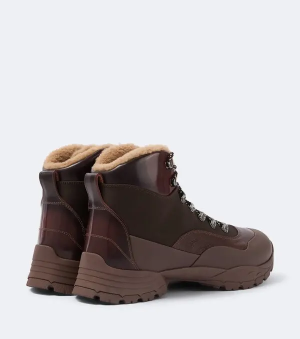 Brunello Cucinelli Shearing-lined Hiking Boots