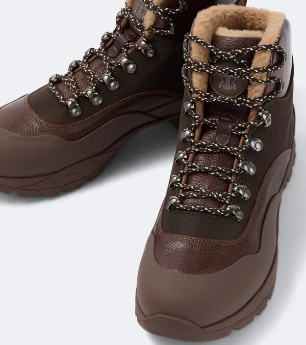 Brunello Cucinelli Shearing-lined Hiking Boots