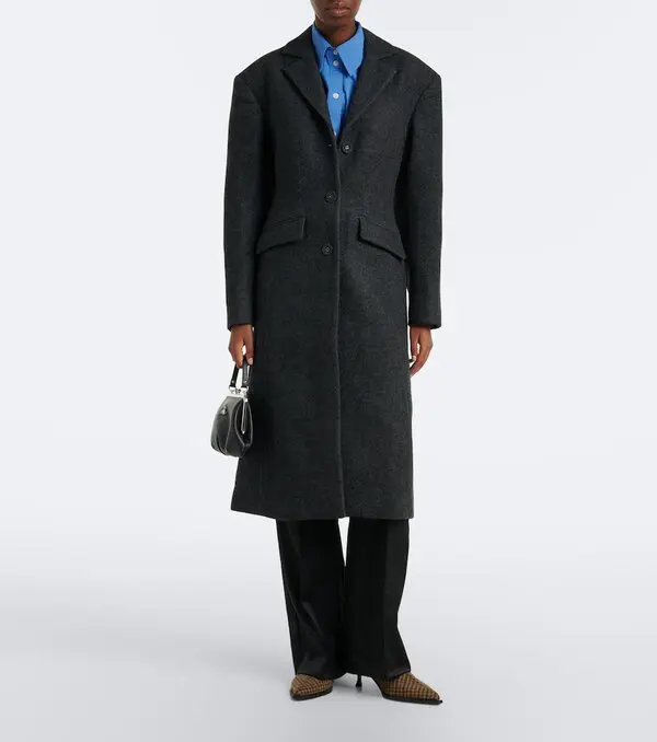 GANNI Wool And Cashmere-blend Coat