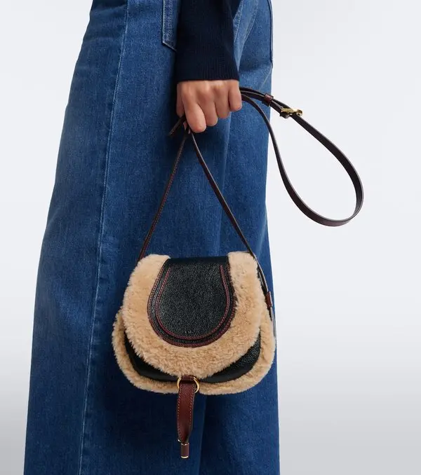 Chloé Marcie Small Leather Crossbody Bag