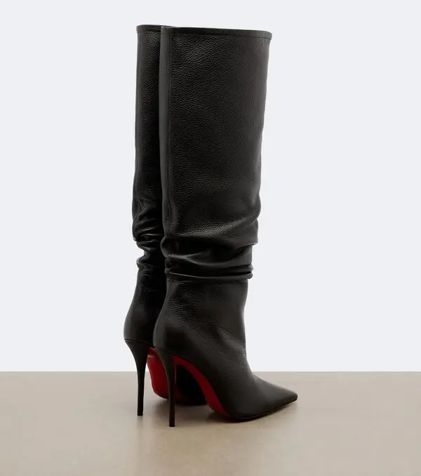 CHRISTIAN LOUBOUTIN Zependris Leather Knee-high Boots
