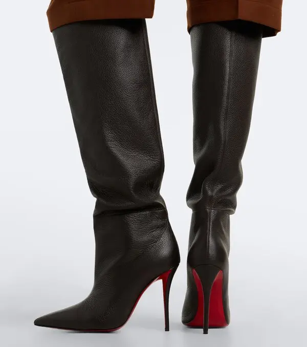 CHRISTIAN LOUBOUTIN Zependris Leather Knee-high Boots