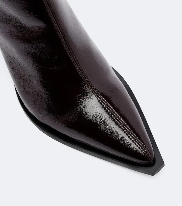 GANNI Ana Textured Ankle Boots