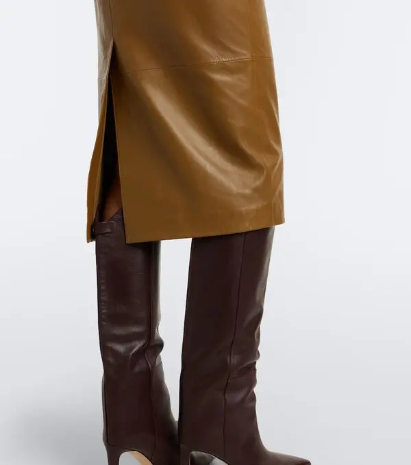 Dorothee Schumacher Sleek Statement Leather Pencil Skirt