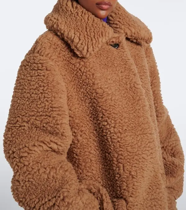 Loewe Wool And Silk Teddy Coat