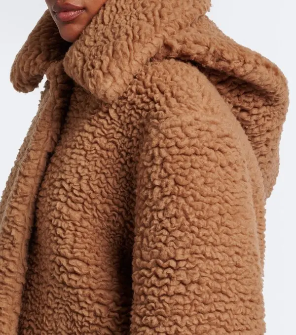 Loewe Wool And Silk Teddy Coat