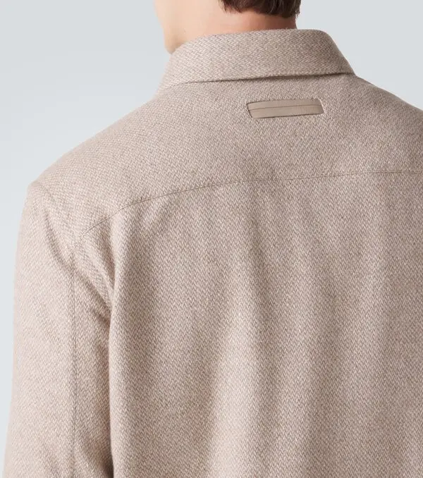 Zegna Cashmere And Silk Overshirt