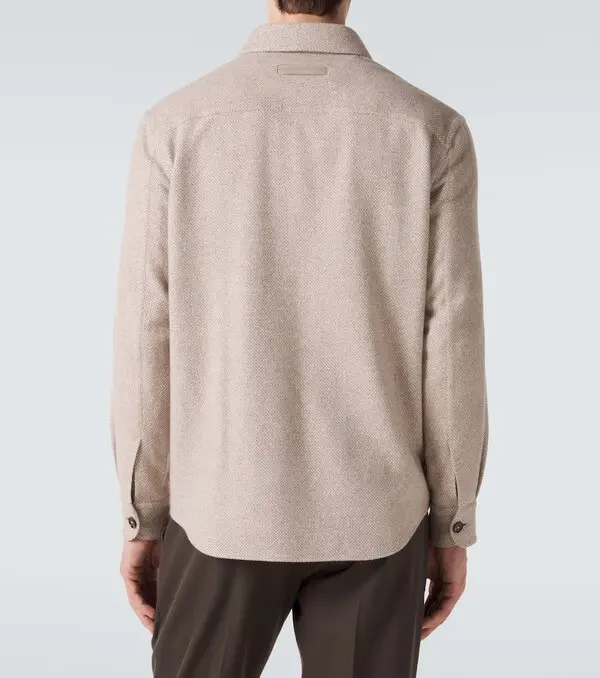Zegna Cashmere And Silk Overshirt