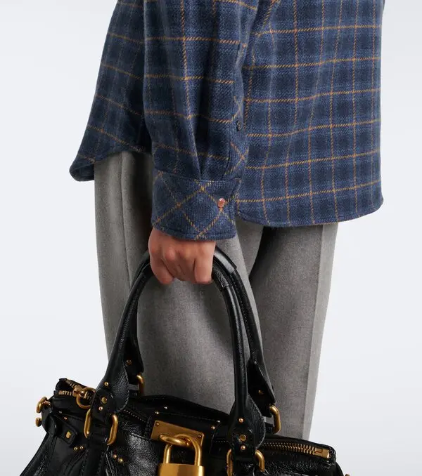 GOD'S TRUE CASHMERE Rugged Explorer Plaid Cashmere Shirt
