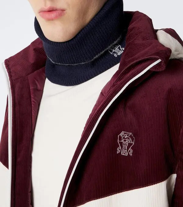 Brunello Cucinelli Logo Cashmere Snood