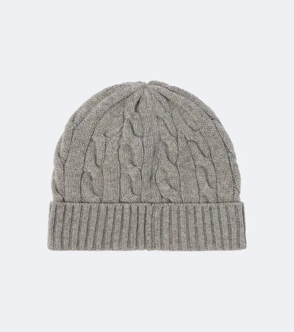 Polo Ralph Lauren Cable-knit Wool And Cashmere Beanie