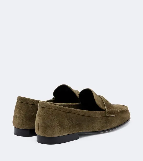 Veronica Beard Suede Penny Loafers