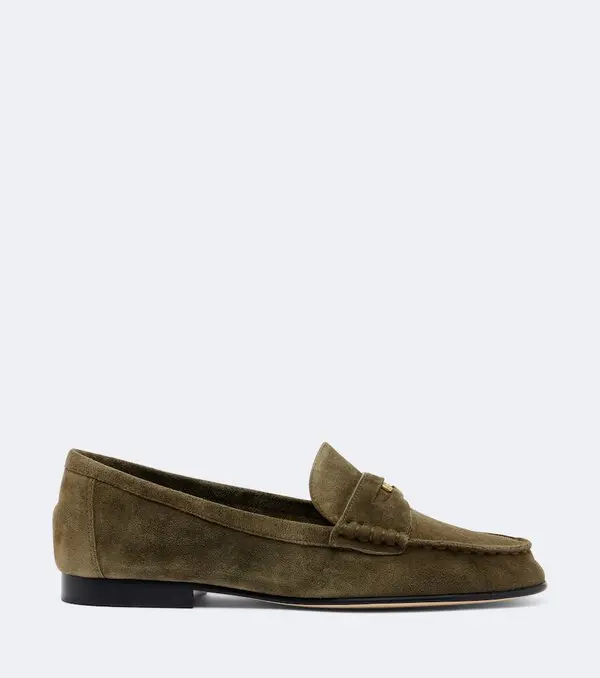 Veronica Beard Suede Penny Loafers