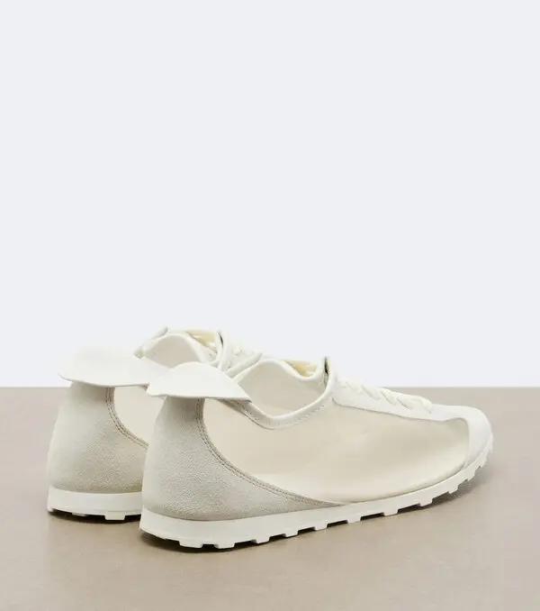 Jacquemus Tennis Suede-trimmed Sneakers