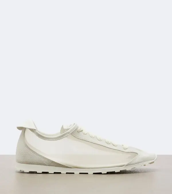 Jacquemus Tennis Suede-trimmed Sneakers